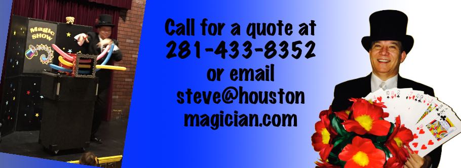 Houston Magician Steve Burton-Award-Winning Magic Shows for Your Next ...